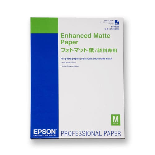 Epson Enhanced Matte Double Sided Posterboard A2 - 800gsm (20 Sheets ...