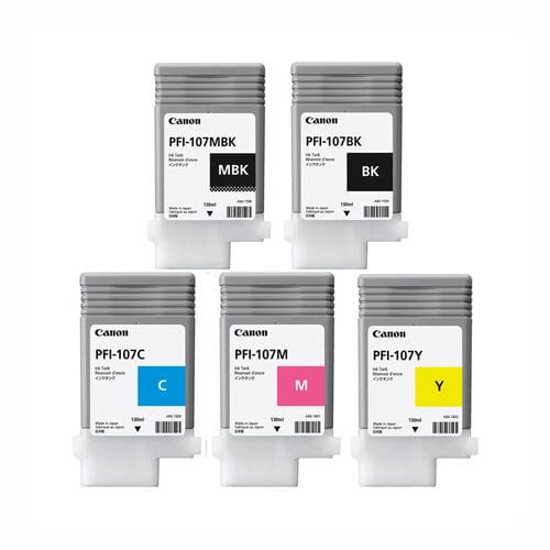 Canon PFI-107M Magenta 130ml iPF670 iPF680 iPF770 & iPF780 Ink Tank ...