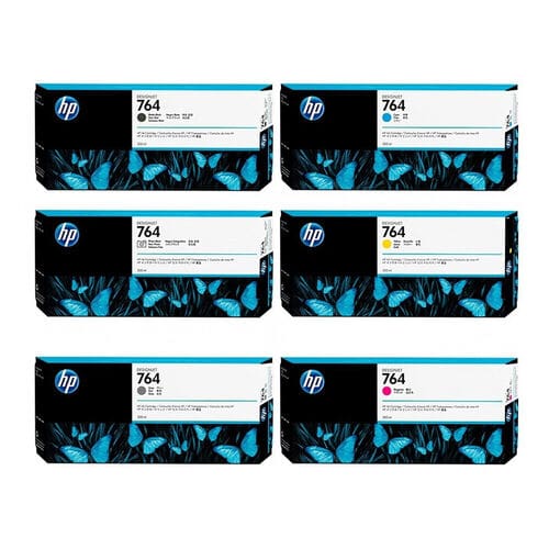 HP 764 C1Q15A DesignJet T3500 Series Yellow 300ml Ink Cartridge - Plot it