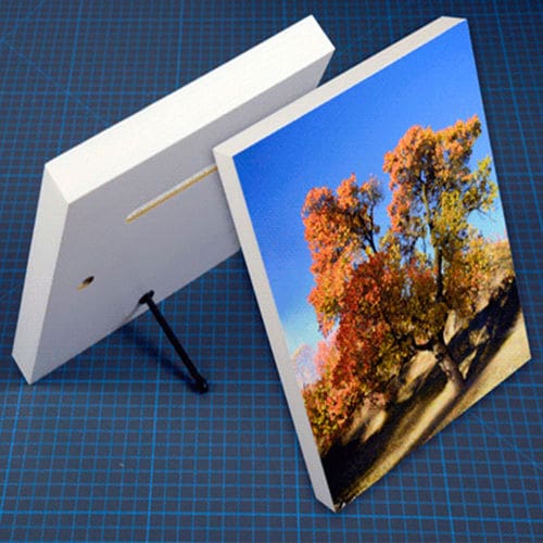 JetMaster® Photo Panel JMPP127X178W-10 5" x 7" White Edge with stand ...