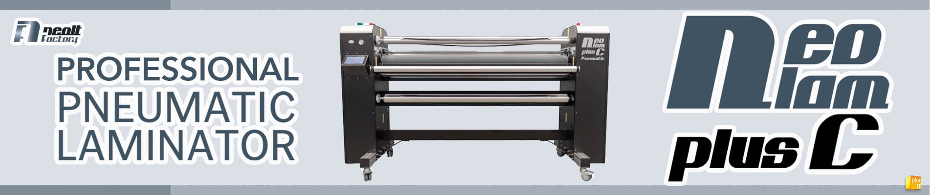 Neolt NEOLAM PLUS C 165 50°C Pneumatic Laminator (NL165P/C) - Plot it